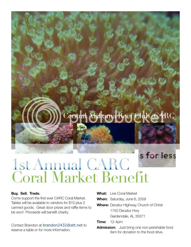 CARC 1st Annual Coral Market | Reef2Reef